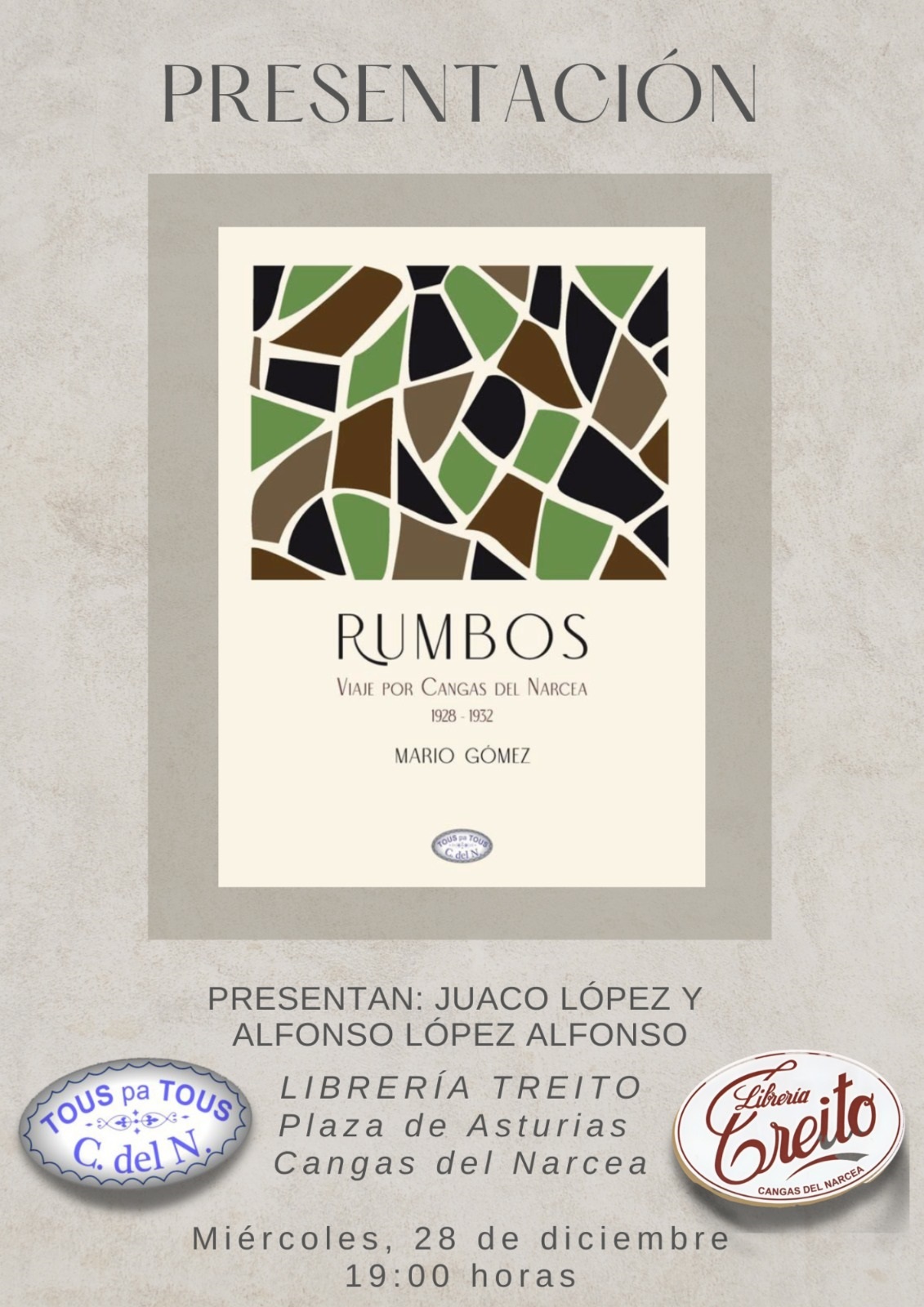 Hoy se presenta "Rumbos" > De acebo y jara